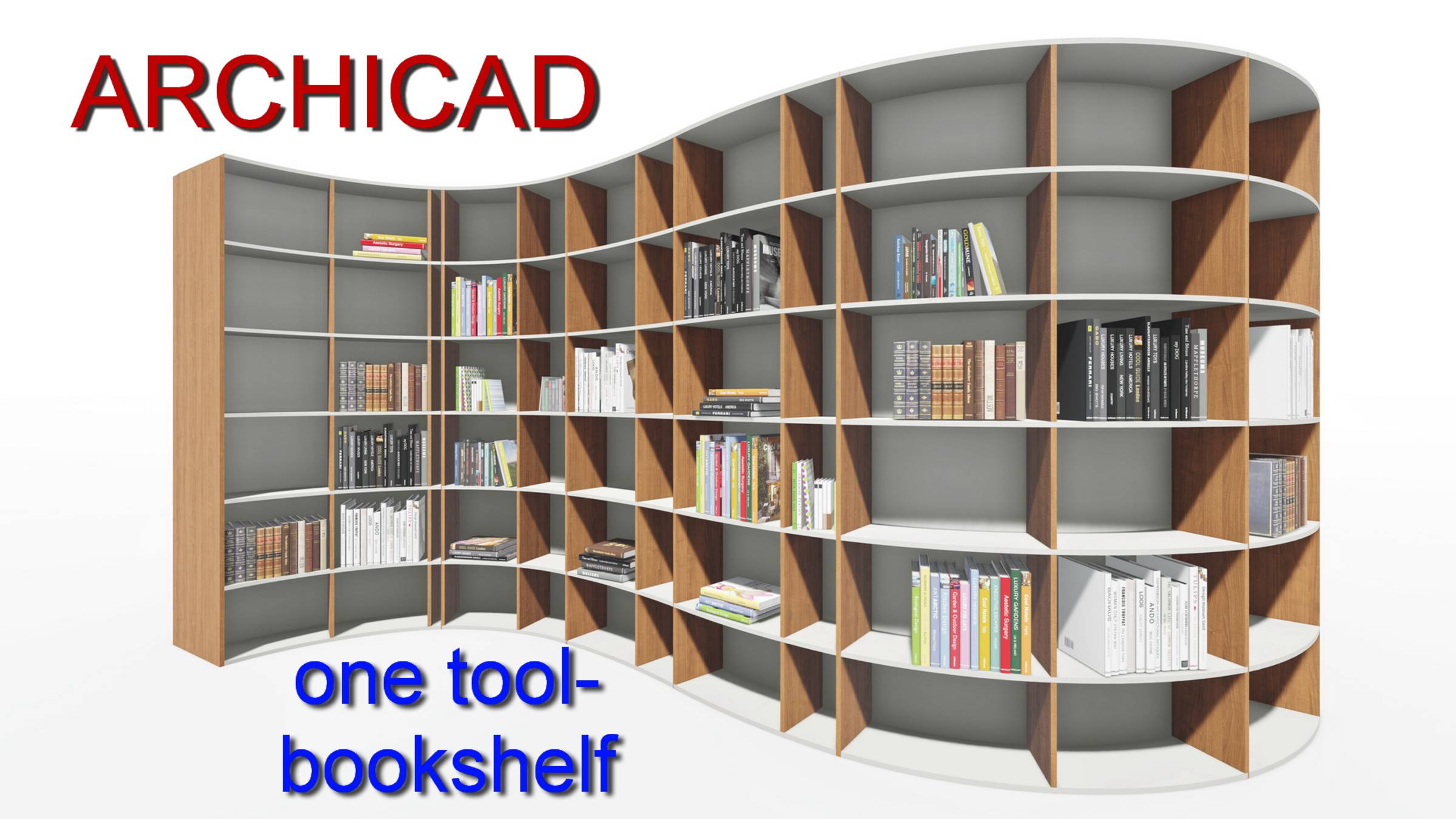 ARCHICAD-ONE-TOOL-BOOKSHELF