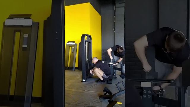 Сборка тренажера U3021D (E5089) Сведение Разведение ног сервисной службой DHZ Fitness