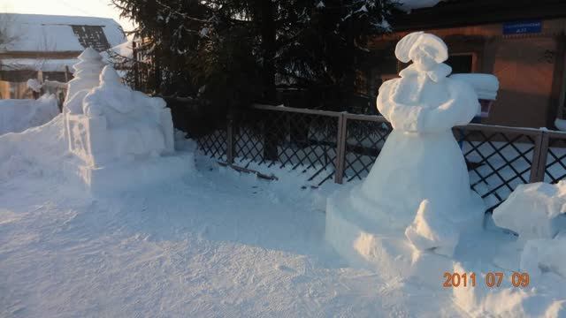 Зимние поделки