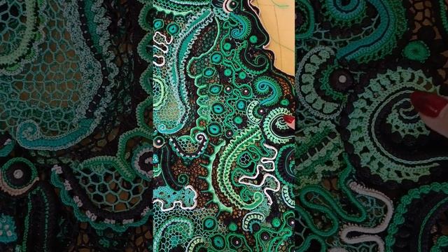 Платье Ирландским кружевом Медной горы хозяйка, переделка