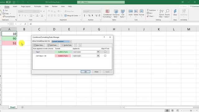 1-009. Conflicting Rules