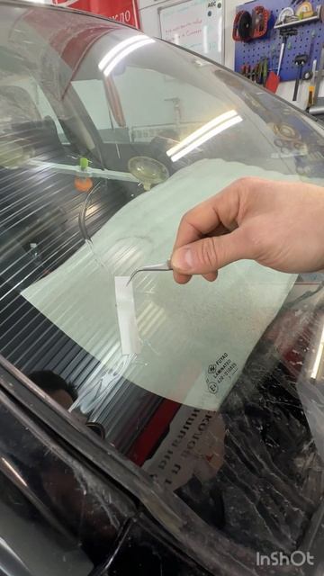 Ремонт трещины, скола на лобовом стекле. Петрозаводск Битстоп. АВТОСТЕКЛО. +79217260332