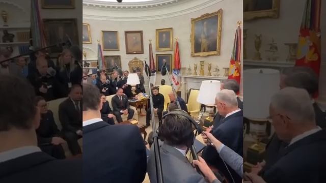 Зеленский и Трамп 28 февраля 2025