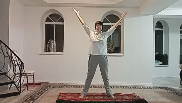 Баланс 4-х Стихий ногами лёжа на спине -дополнит. практика. Ираида Алексеева.Алматы.МирУниверсологии