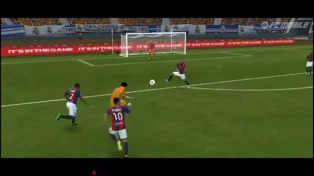 Забил крутой гол за Кака в фк мобайл.