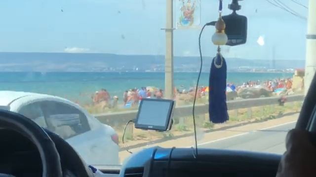 Пляж в Коктебеле 2018г.