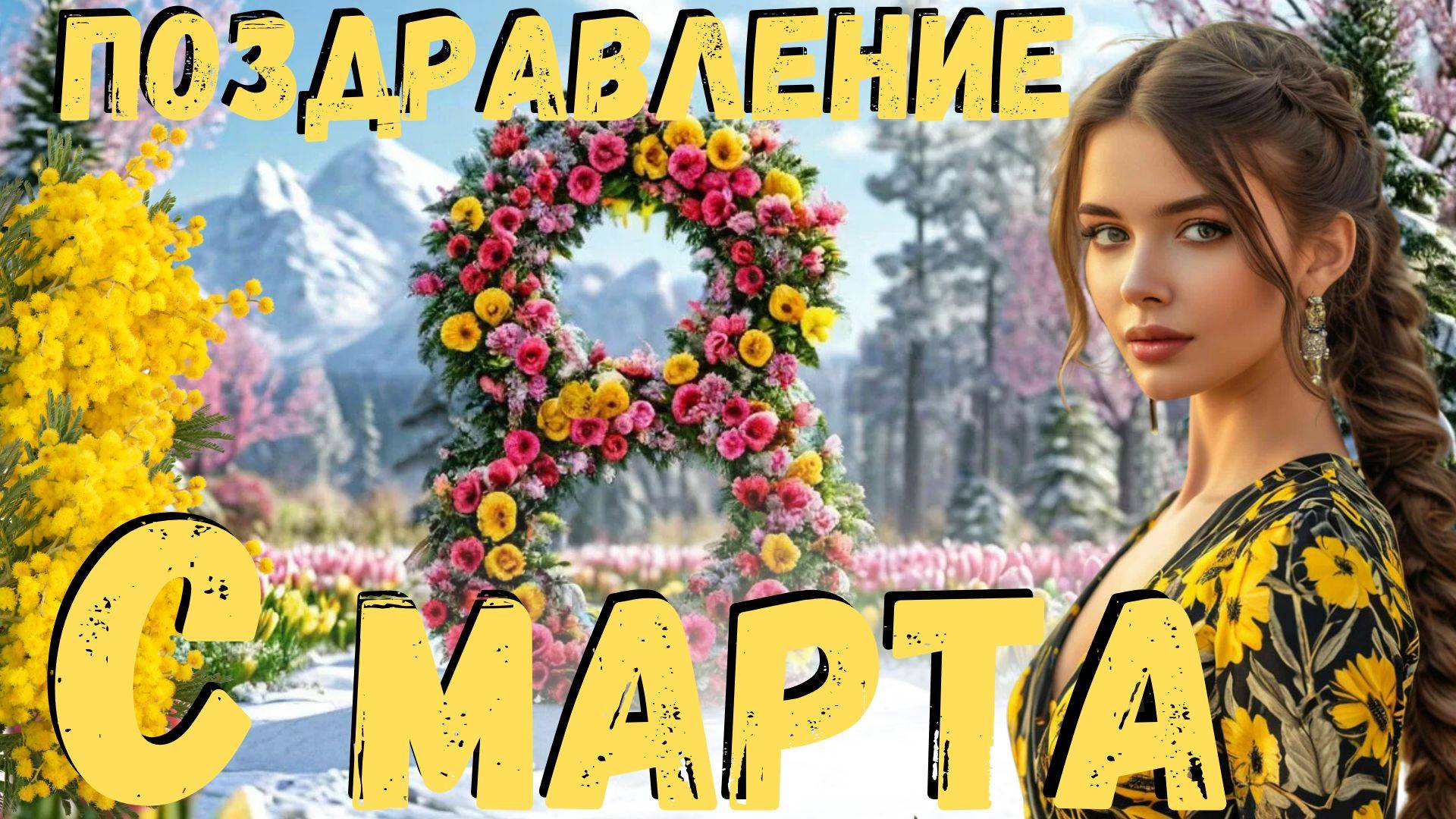 Самое танцевальное поздравление на 8 марта. Песня в подарок!
