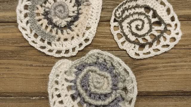 Обвязка рачьим шагом Придаём объём плоскому элементу