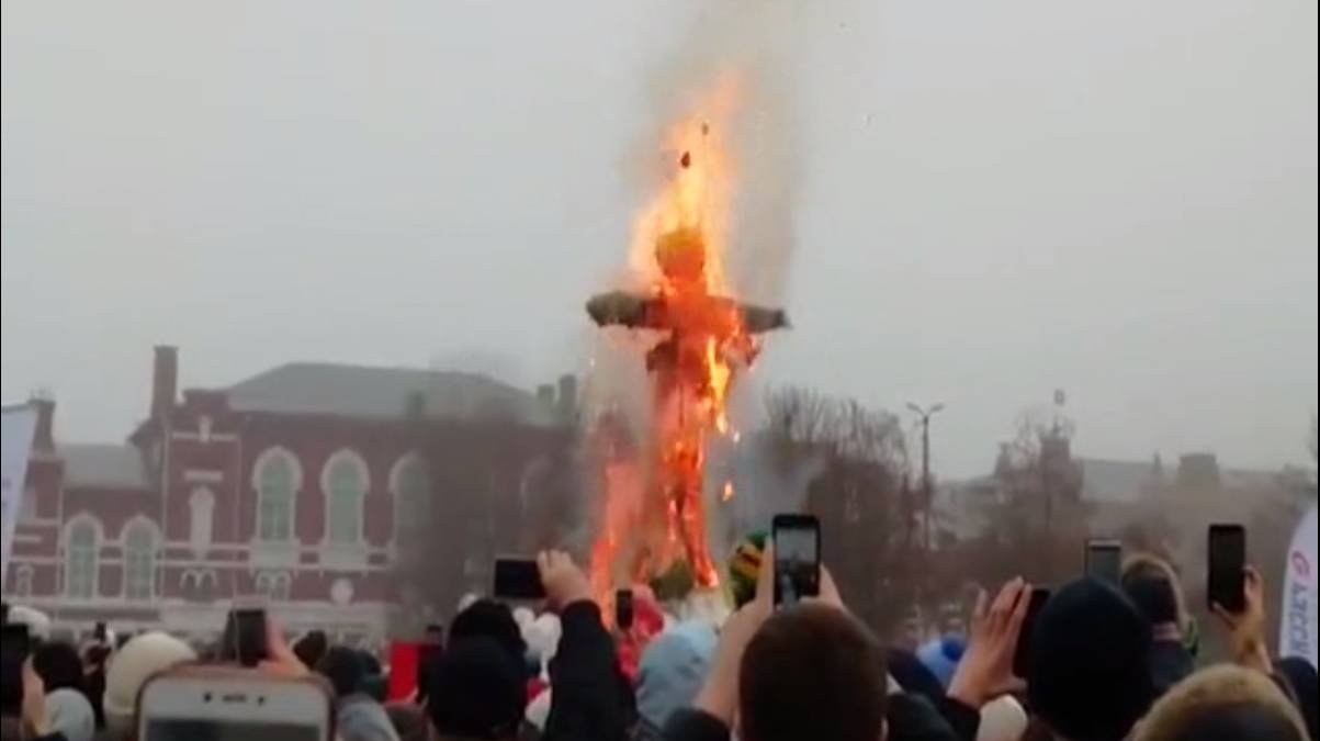 Масленица. День 7. Прощеное воскресенье. Традиции праздника. Народные гуляния. Сожжение Масленицы. Б