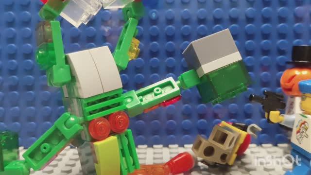 Лего мультик "Атака". 2 часть!