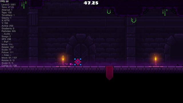 GEOMETRY DASH - THE TOWER 100% / FIRST OFFICIAL PLATFORMER LEVEL BY ROBTOP