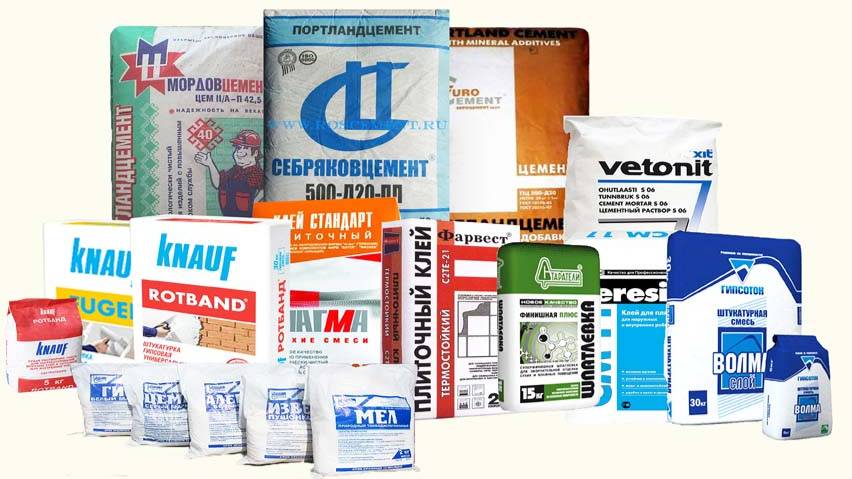 СУХИЕ СТРОИТЕЛЬНЫЕ СМЕСИ