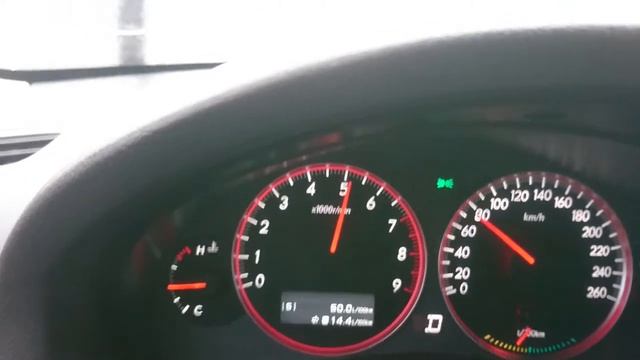 Subaru outback 3.0 разгон 0-120 км/час.