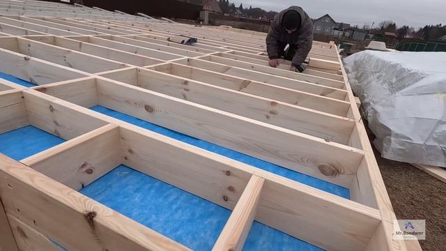 Устройство нижней платформы каркасного дома