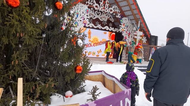 Масленица. Проводы зимы. Удмуртия, село Шаркан, Усадьба Тол Бабая. 1 марта 2025 года