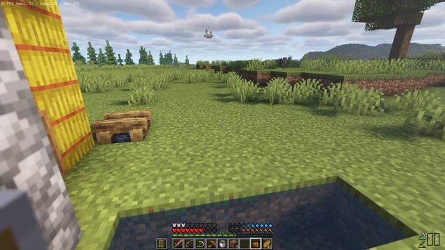 013. Minecraft. В поселении. Ночная беготня и фермерские заботы [20250205]