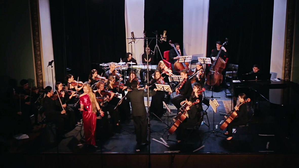 "Despedida" певица Алина Герц и оркестр Young Orchestra of Integration YOI