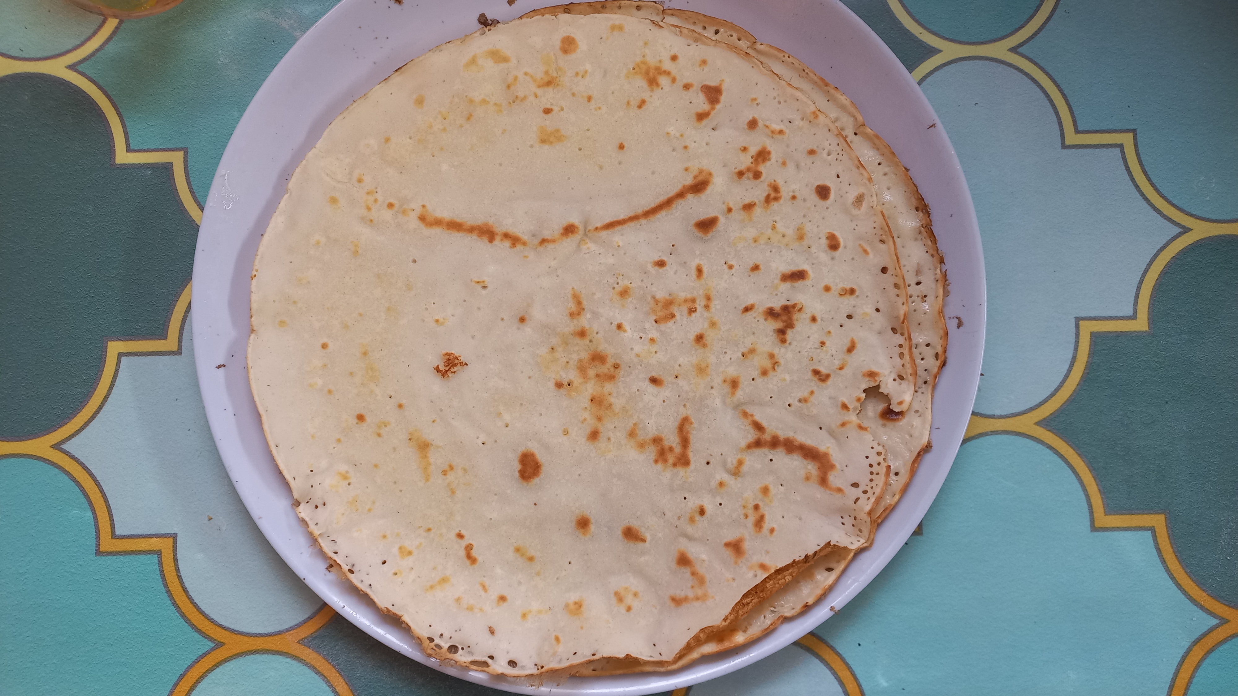 Тонкие блины по рецепту моей бабушки на молоке