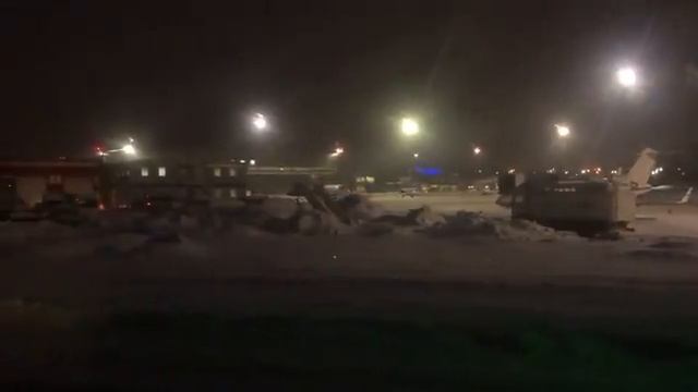 Ночной полёт! На высоте до 12500метров!