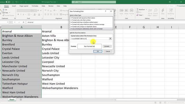 1-008. Compare Two Lists