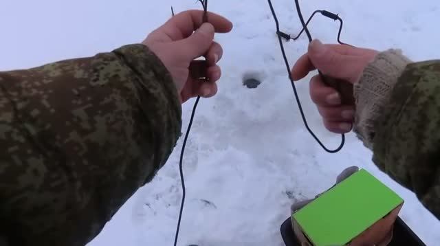 Пассивная ловля налима на стационарные  донки..mp4