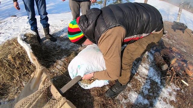 добрались,мастерим чучу