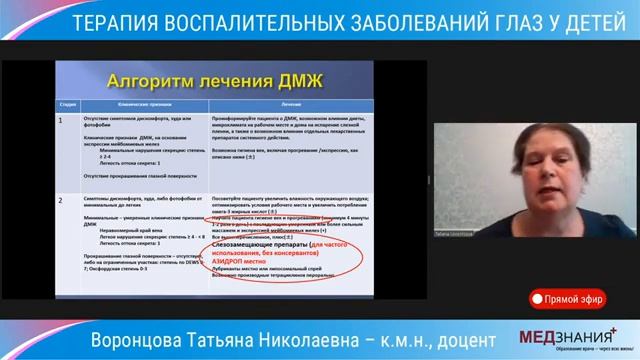 Терапия воспалительных заболеваний глаз у детей