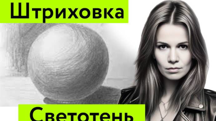 Как нарисовать шар_ Штриховка _ Светотень