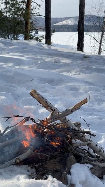 Озеро Иткуль. Зима