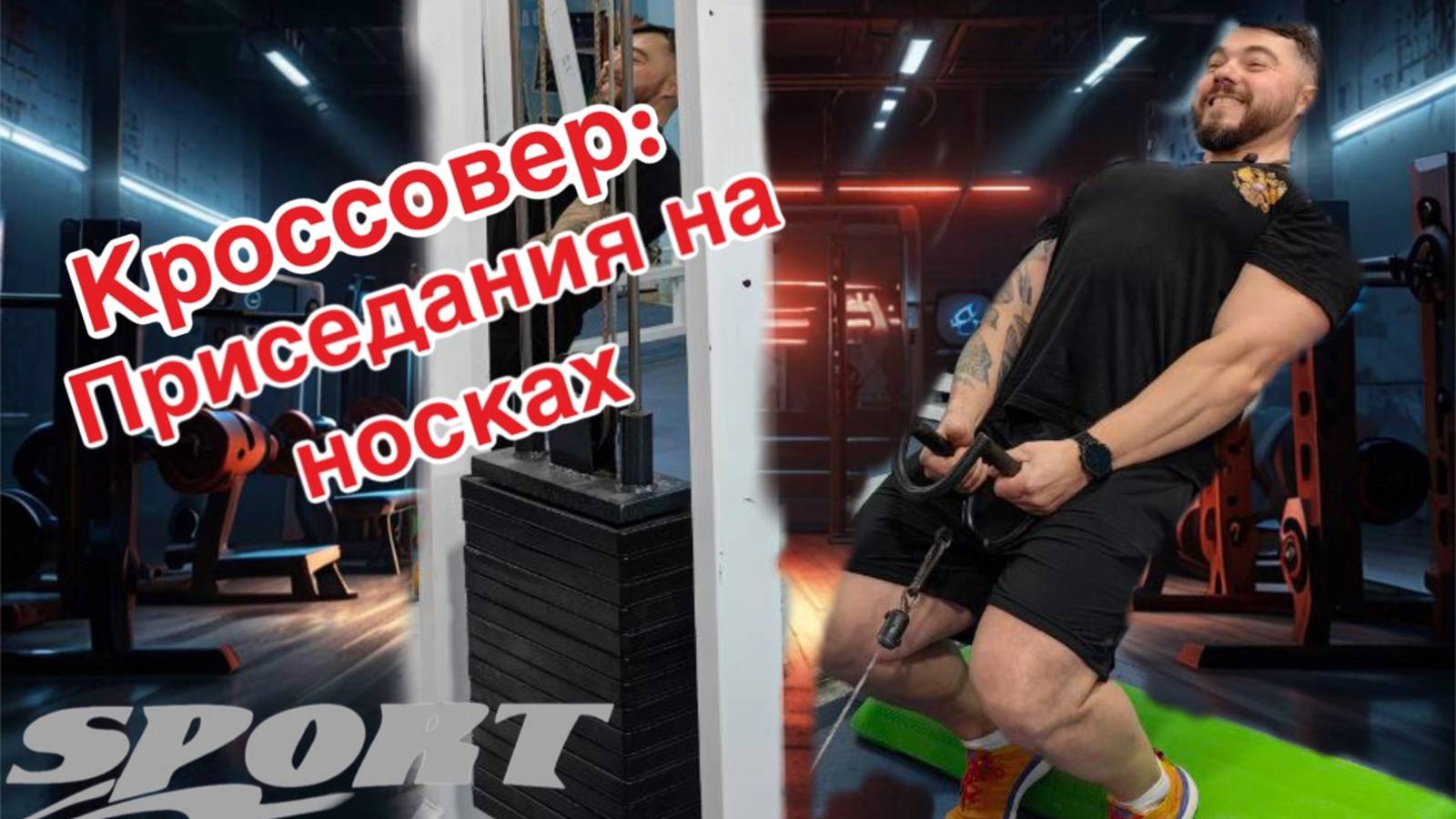 Кроссовер: Приседания на носках