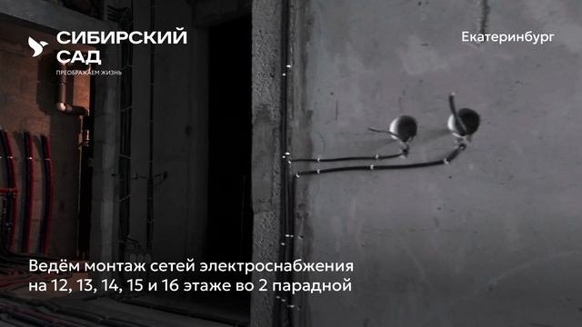Ход строительства ЖК «Сибирский сад» в Екатеринбурге, 01.03.2025