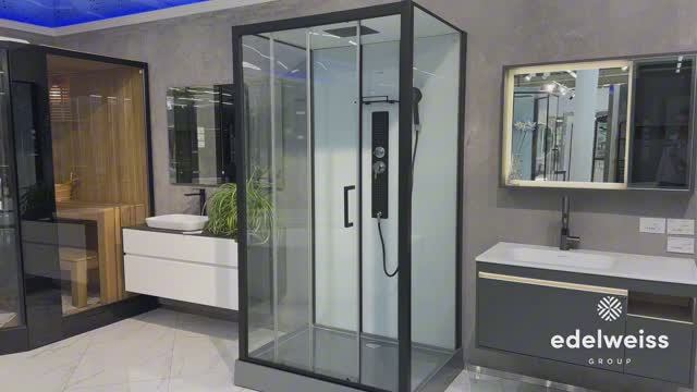 Душевая кабина Black & White G8008 (1150х900х2150 мм)