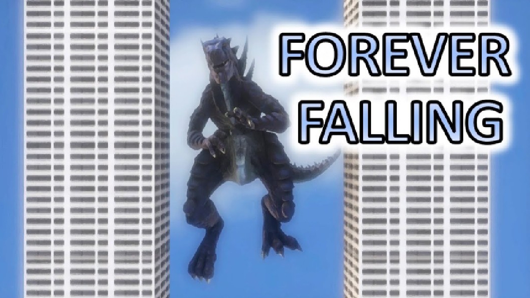 Зилла падает