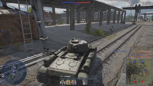 War Thunder. КВАТ34: Один против четырех и  черчиль VII на закуску.