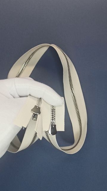 Молния Т-5 двойная разъемная D801 - сливки 75см. Артикул 04928