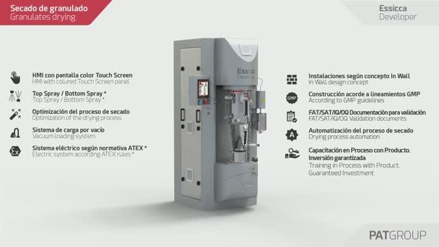 COMASA Сушка в псевдоожиженном слое R&D ESSICCA DV