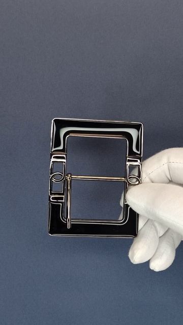 Пряжка черная 8х6 см.Артикул 00028