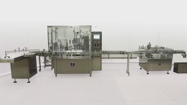 Моноблок G-250  для розлива и укупорки флаконов  горловой спрей насадкой