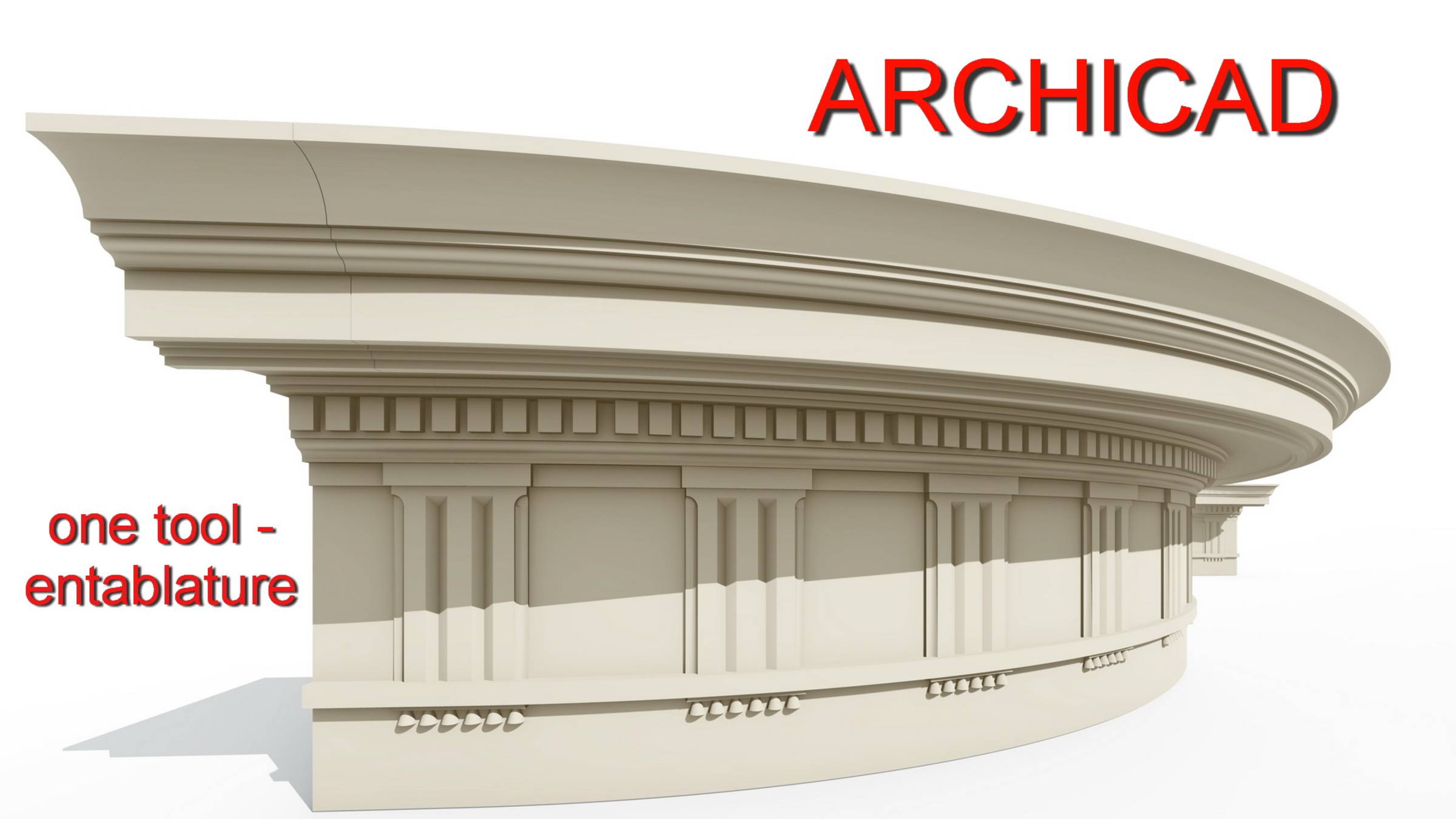 ARCHICAD ONE TOOL-АНТАБЛЕМЕНТ