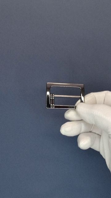 Пряжка темный никель плоская 3,5х2 см. Артикул 05681