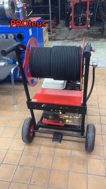 Строим каналопромывочную машину PROteus B 200/15 с частными киловаттами от Honda 🤟🤟🤟 #proteus