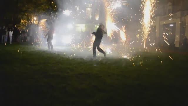 Огненное шоу в Ночь музеев  2016. ( Часть)   г Вологда.