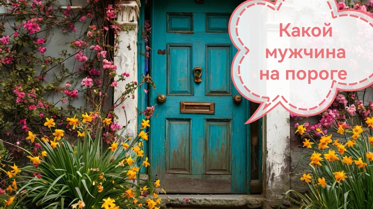 Какой мужчина на пороге.