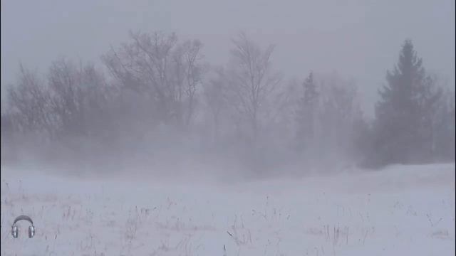 Расслабляющие звуки ветра,и сильной метели. Идеальный Сон.