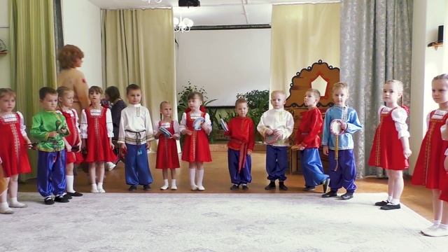 Праздник в детском саду "Русские посиделки", гр.Березка