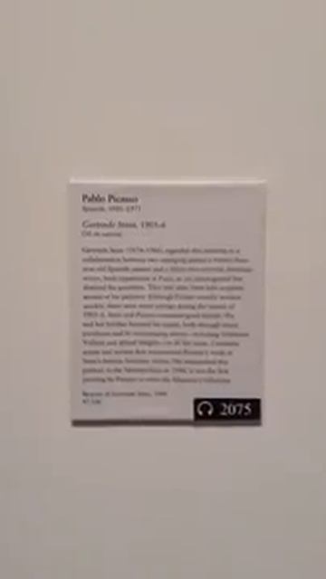 Gertrude Stein,1905-06,Pablo Picasso-Портрет Гертруды Стайн,1905-06,Пабло Пикассо