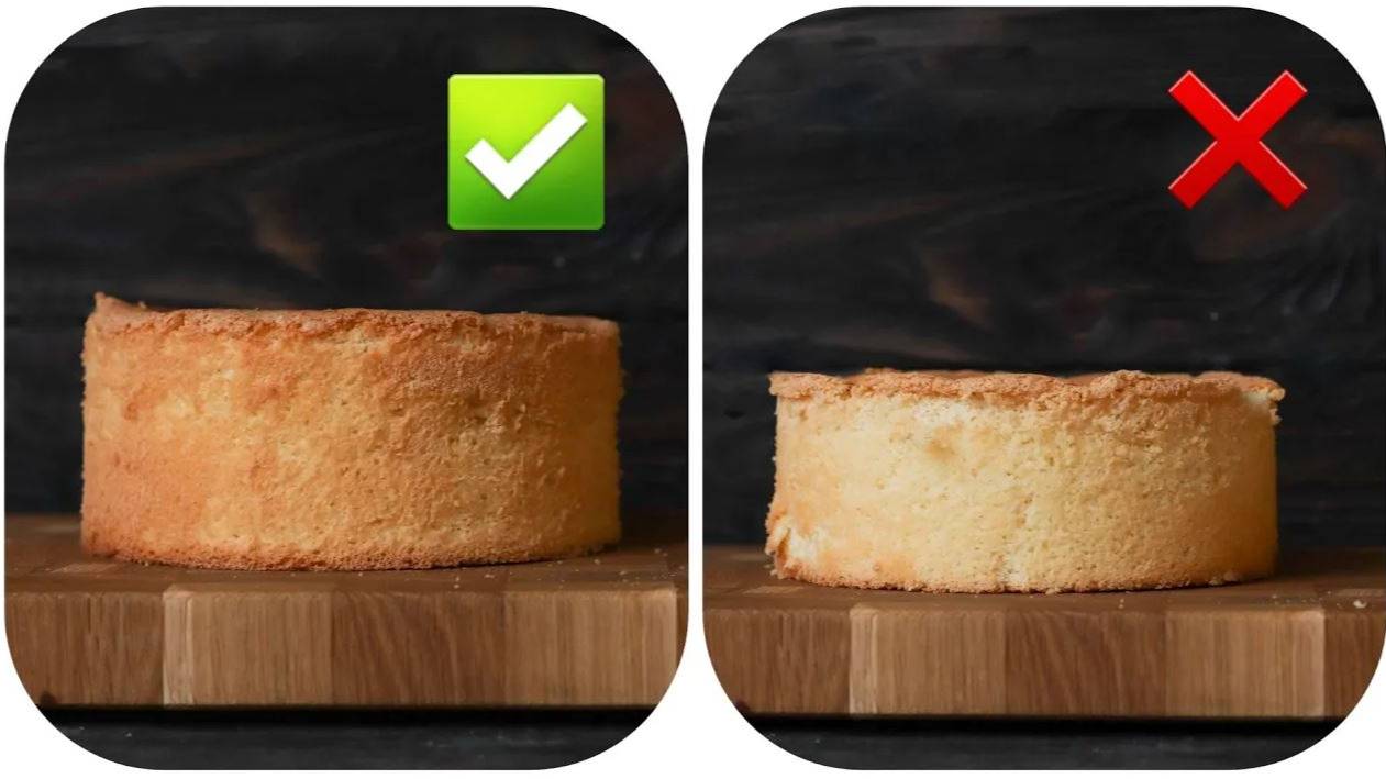 ВСЯ ПРАВДА‼️ЗАВИСИТ ЛИ ВЫСОТА БИСКВИТА ОТ ВЫСОТЫ ФОРМЫ ‼️ ПРОВОДИМ ЧЕСТНЫЙ ЭКСПЕРИМЕНТ