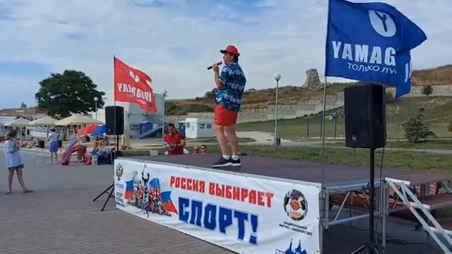 Песни Владимира Кузнецова на празднике спорта. Севастопольская зарядка.