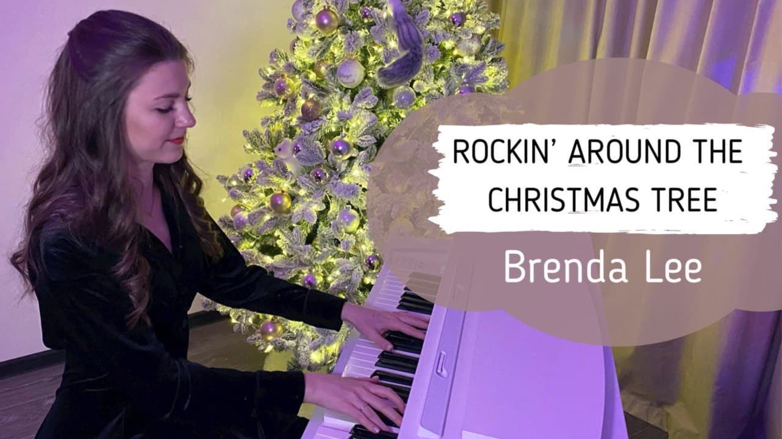 ROCKIN' AROUND THE CHRISTMAS TREE | BRENDA LEE | PIANO COVER | SHEET MUSIC | НОТЫ ДЛЯ ФОРТЕПИАНО
