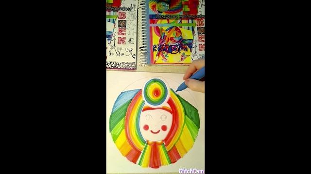 lesson игра скетч радужный клоун бумагопластика кукла